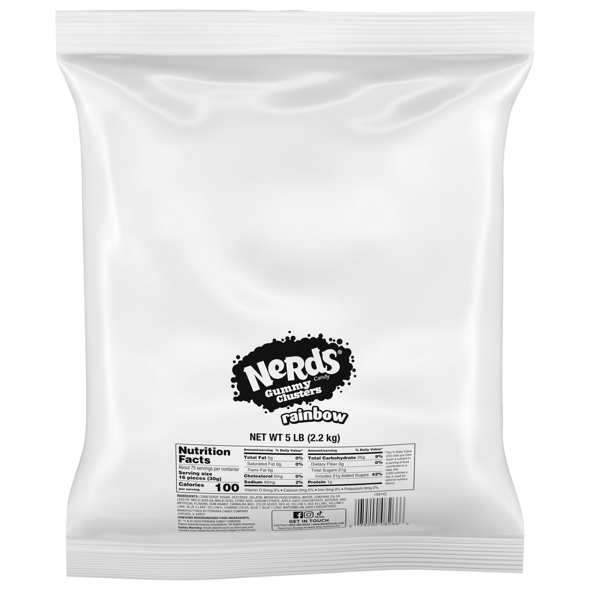 NERDS GUMMY CLUSTERS RAINBOW (BULK) – The Penny Candy Store