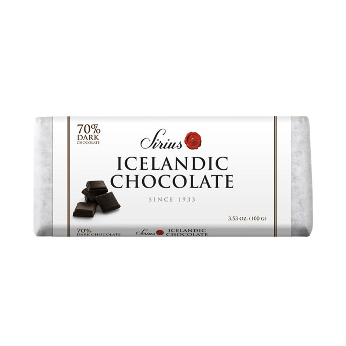 ICELANDIC SIRIUS 70% DARK CHOCOLATE BAR – The Penny Candy Store