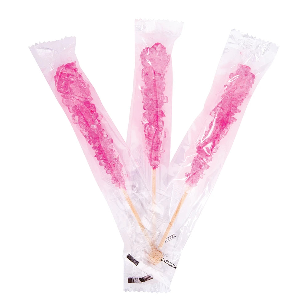 ROCK CANDY BRIGHT PINK CHERRY – The Penny Candy Store
