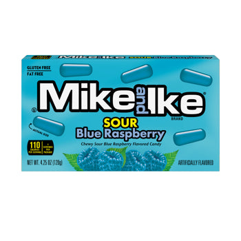 MIKE and IKE SOUR BLUE RASPBERRY THEATER BOX – The Penny Candy Store