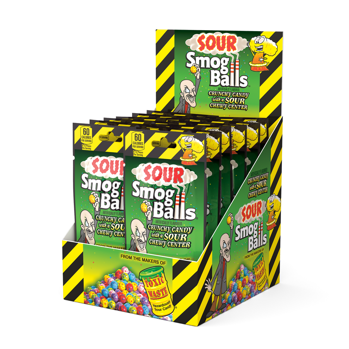 TOXIC WASTE SOUR SMOG BALLS – The Penny Candy Store