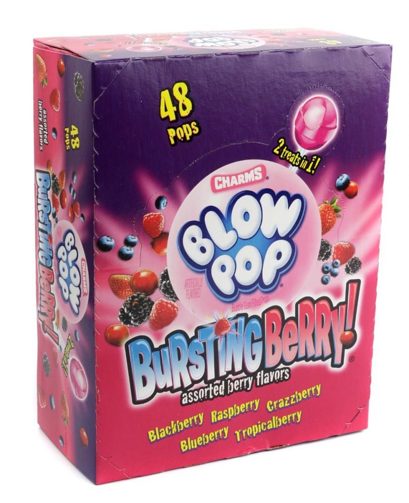 CHARMS BLOW POPS BURSTING BERRY – The Penny Candy Store